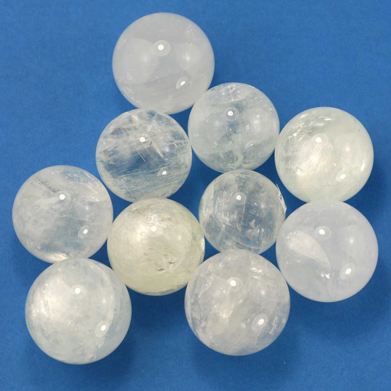 Selenite Ball - Happy Glastonbury