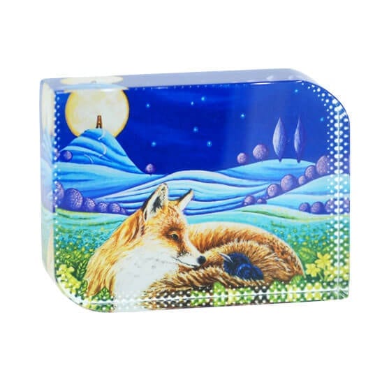 Friendly Fox Paperweight - Happy Glastonbury | Crystals & Gems