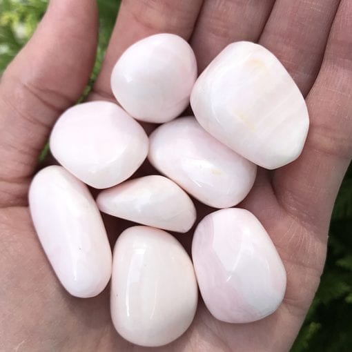 Mango Calcite tumbled - Happy Glastonbury | Crystals & Gems