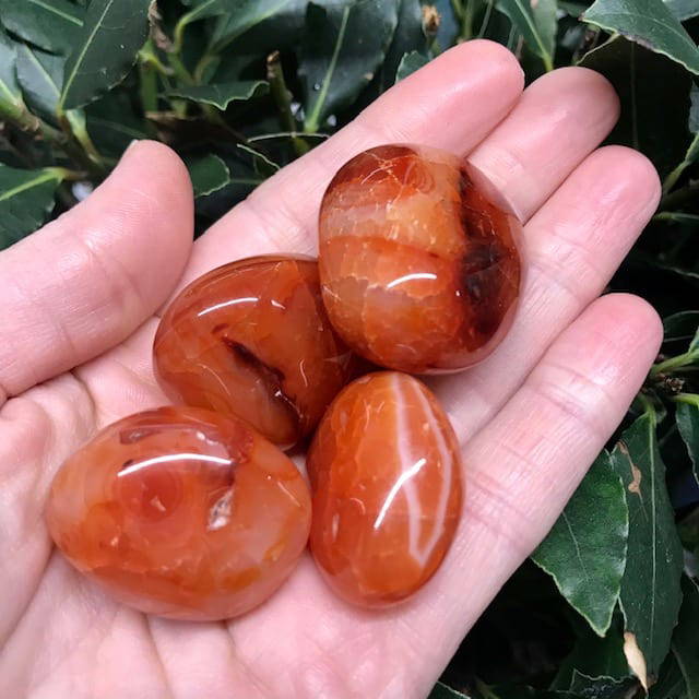 Carnelian - large tumbled - Happy Glastonbury | Crystals & Gems