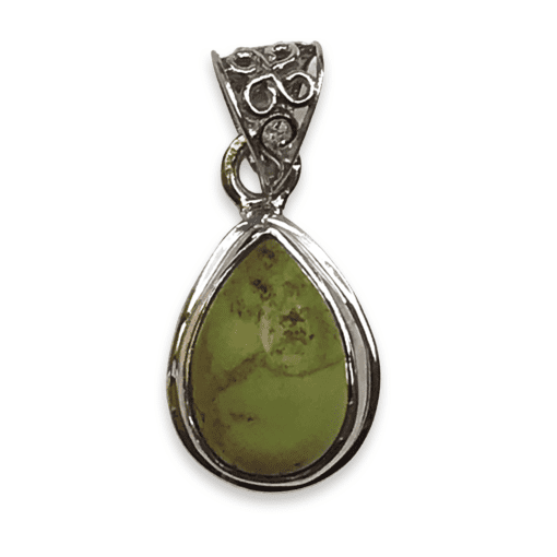 Gaspeite Pendant 2.8g - Happy Glastonbury | Crystals & Gems