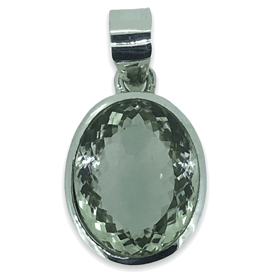 Prasiolite Pendant 12g - Happy Glastonbury | Crystals & Gems