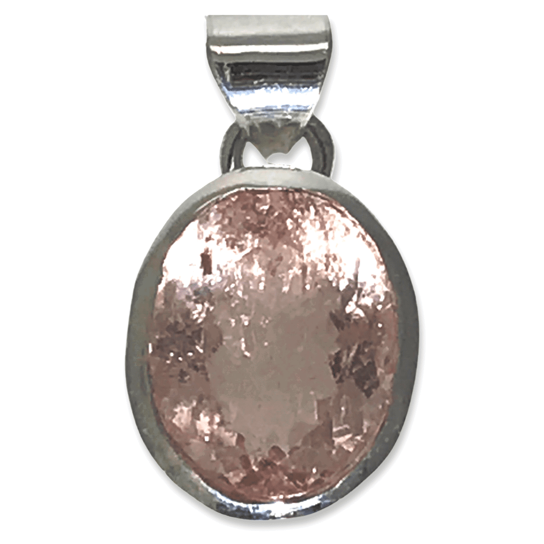 Morganite Pendant 2 - Happy Glastonbury | Crystals & Gems