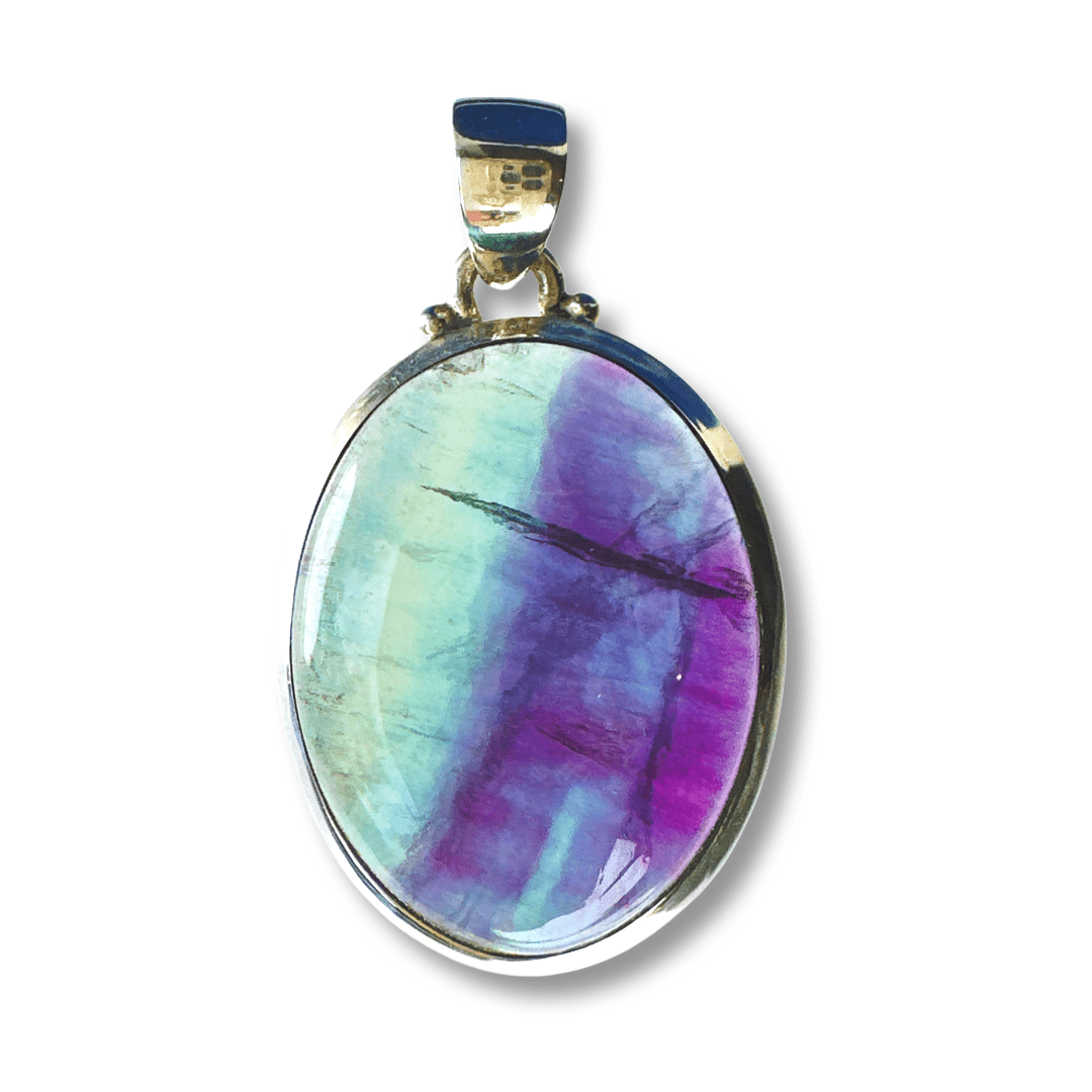 Fluorite Pendant 7.2g - Happy Glastonbury | Crystals & Gems